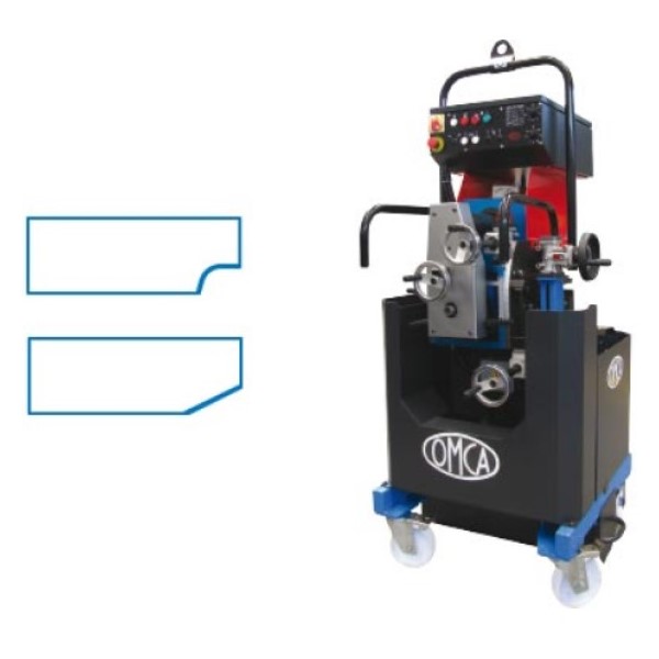 Smussatrice industriale a fresa con inserti ad avanzamento automatico Omca Art. 920 J Bevel ...